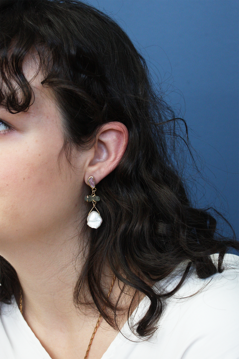 Hidden Treasure Earrings - Emilie Shapiro Studio